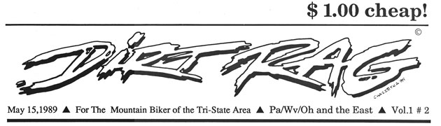 A brief history of the Dirt Rag cover logo - Dirtscrolls