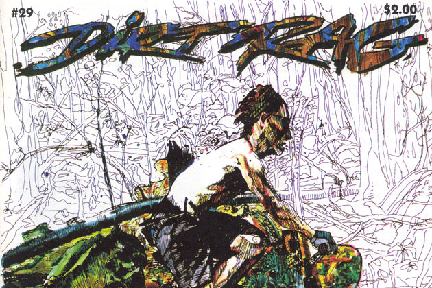 A brief history of the Dirt Rag cover logo - Dirtscrolls