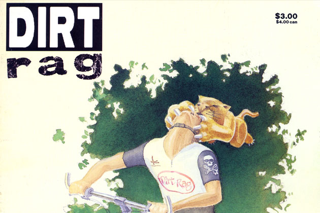 A brief history of the Dirt Rag cover logo - Dirtscrolls